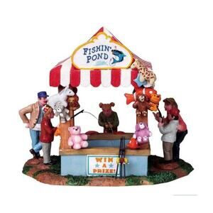 Lemax | Holiday | Lemax Fishing Pond 83665 Carnival Village Collection ...